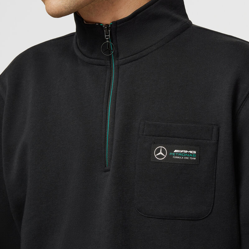 Quarter Zip Sweatshirt - Mercedes-AMG F1 | Fuel For Fans