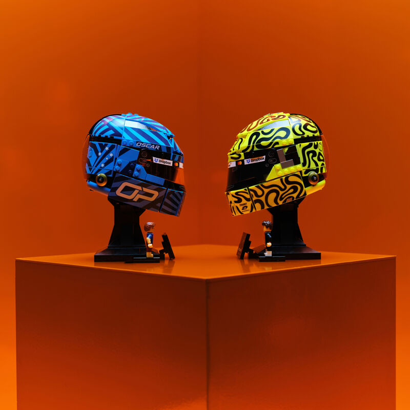 LEGO® Oscar Piastri Helmetsatz - McLaren Mastercard F1 | Fuel For Fans