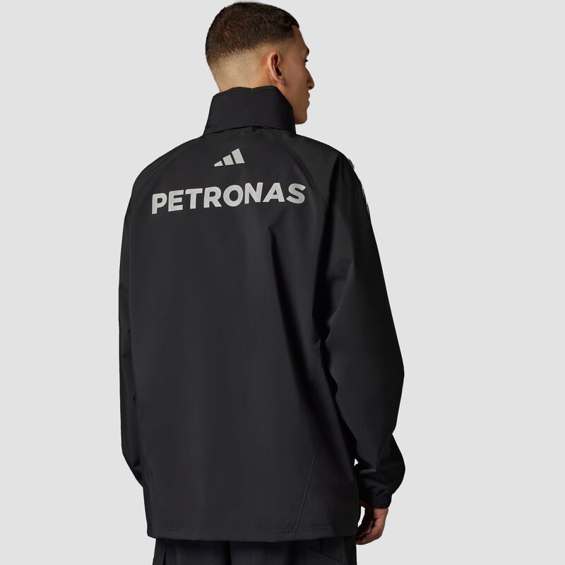 adidas 2025 Team Mechanic's Rain Jacket - Mercedes-AMG F1 | Fuel For Fans