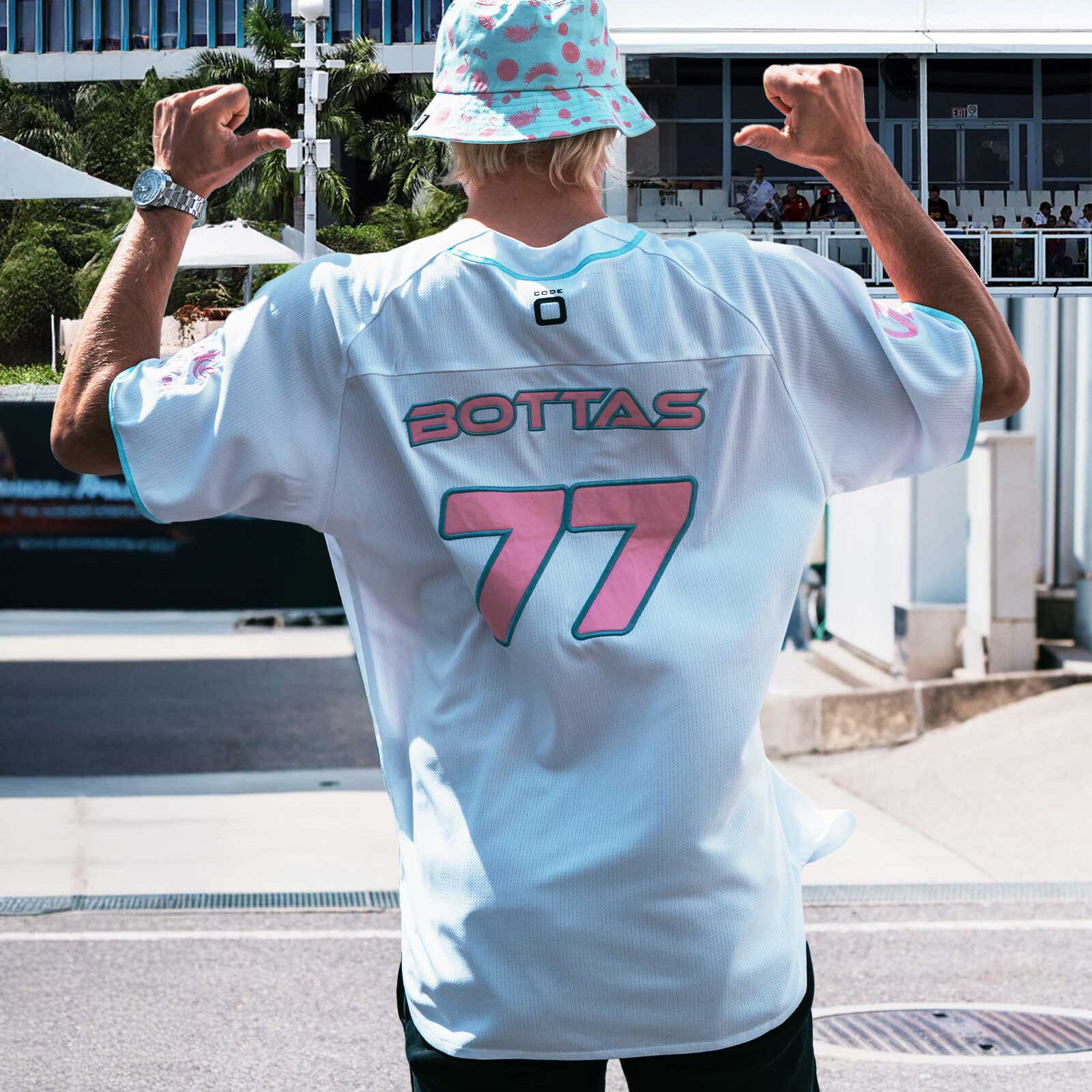 2024 Valtteri Bottas Miami GP Shirt - Stake F1 Team Kick Sauber | Fuel ...