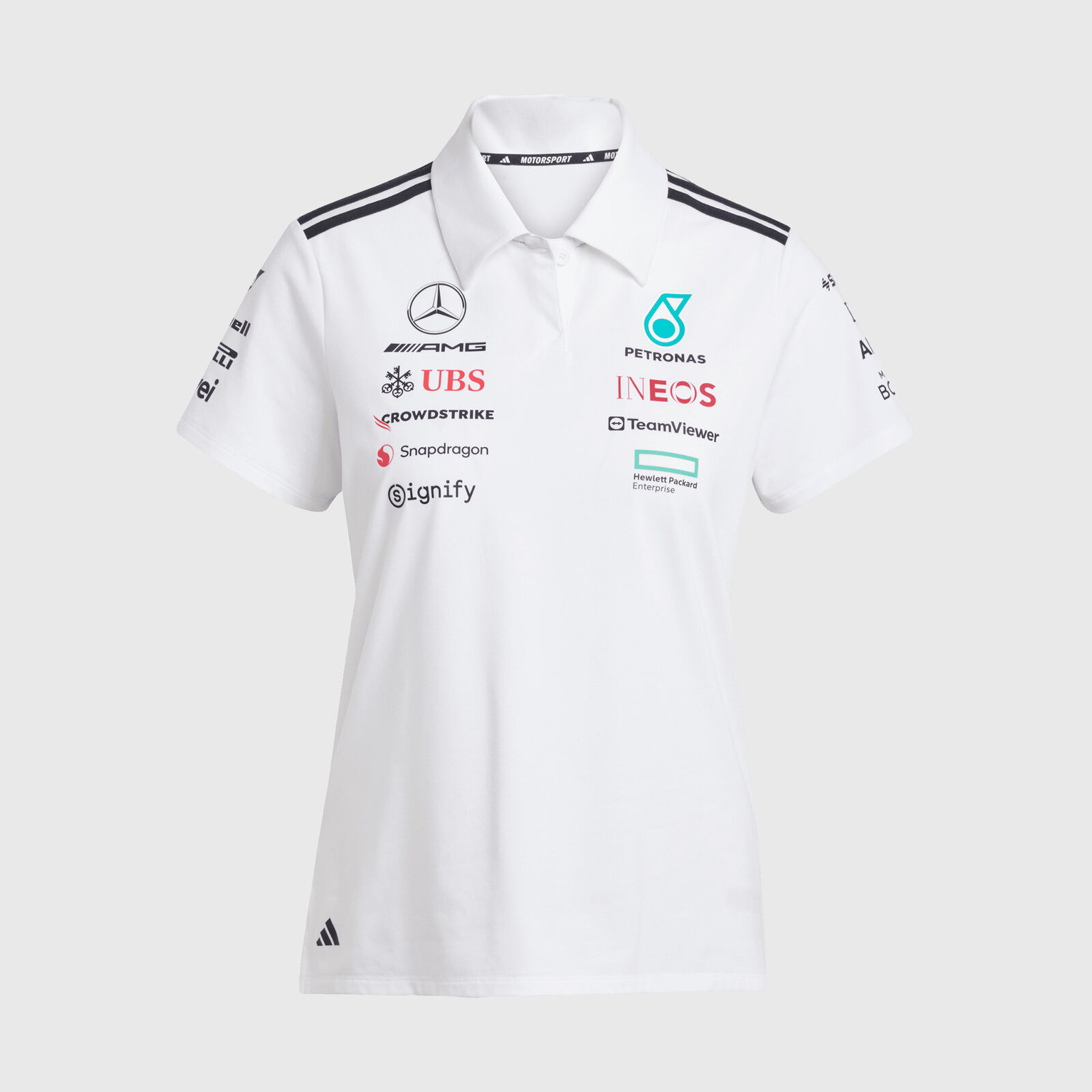 adidas Polo para mujer 2025 Team - Mercedes-AMG F1 | Fuel For Fans