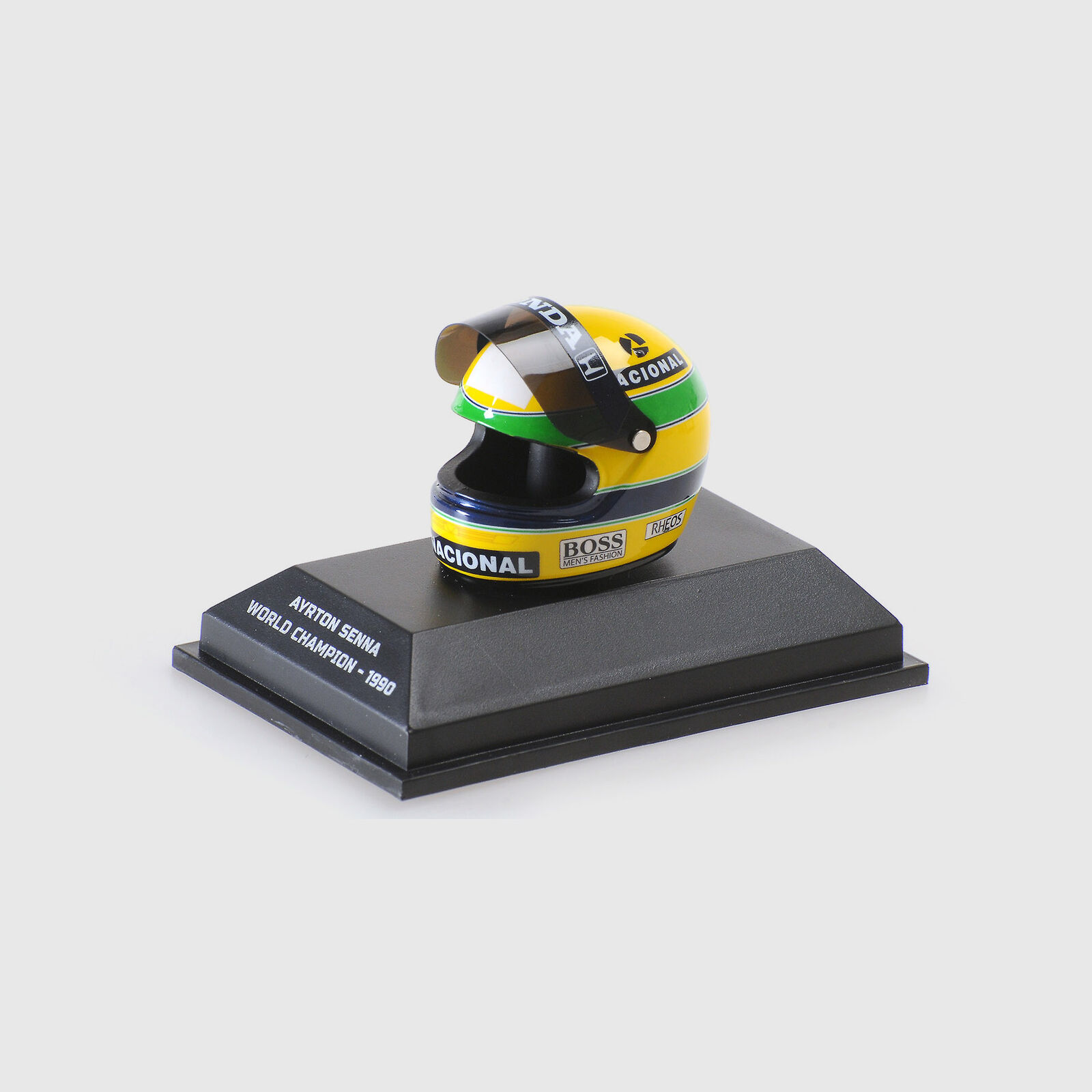 Casque miniature du champion du monde de F1 1990 à l'échelle 1:8 ...