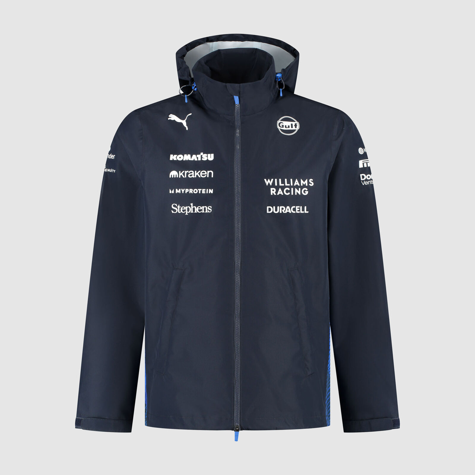 PUMA 2025 Team Rain Jacket - Williams Racing | Fuel For Fans