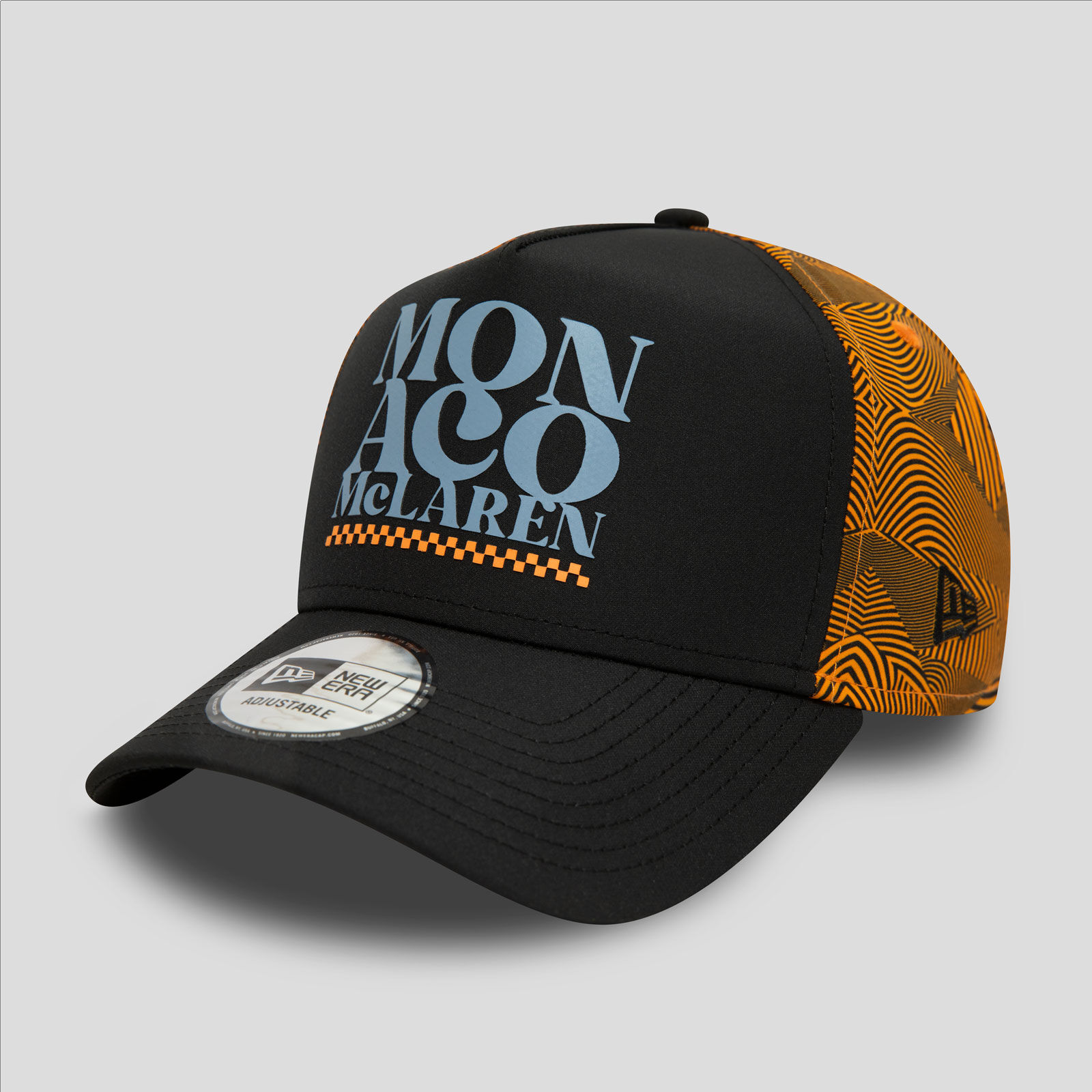 Monaco E-frame Trucker Cap - McLaren F1 | Fuel For Fans