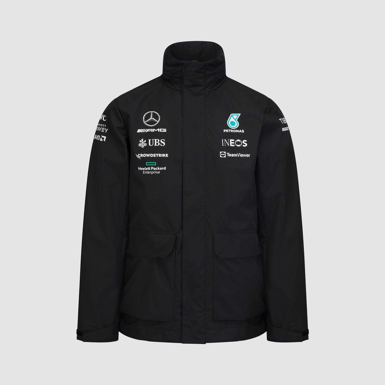 2022 Team Rain Jacket - Mercedes-AMG Petronas | Fuel For Fans