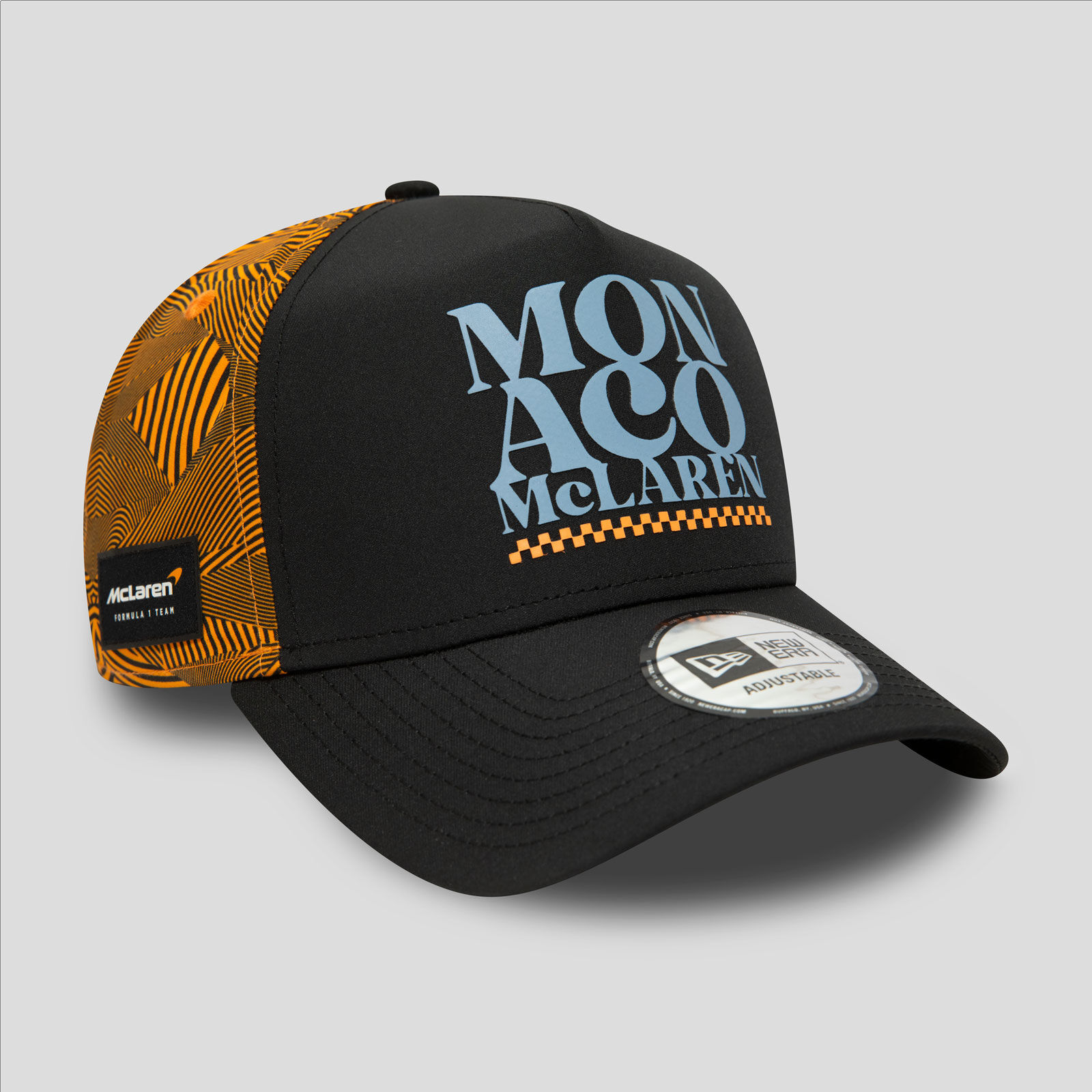 Monaco E-frame Trucker Cap - McLaren F1 | Fuel For Fans