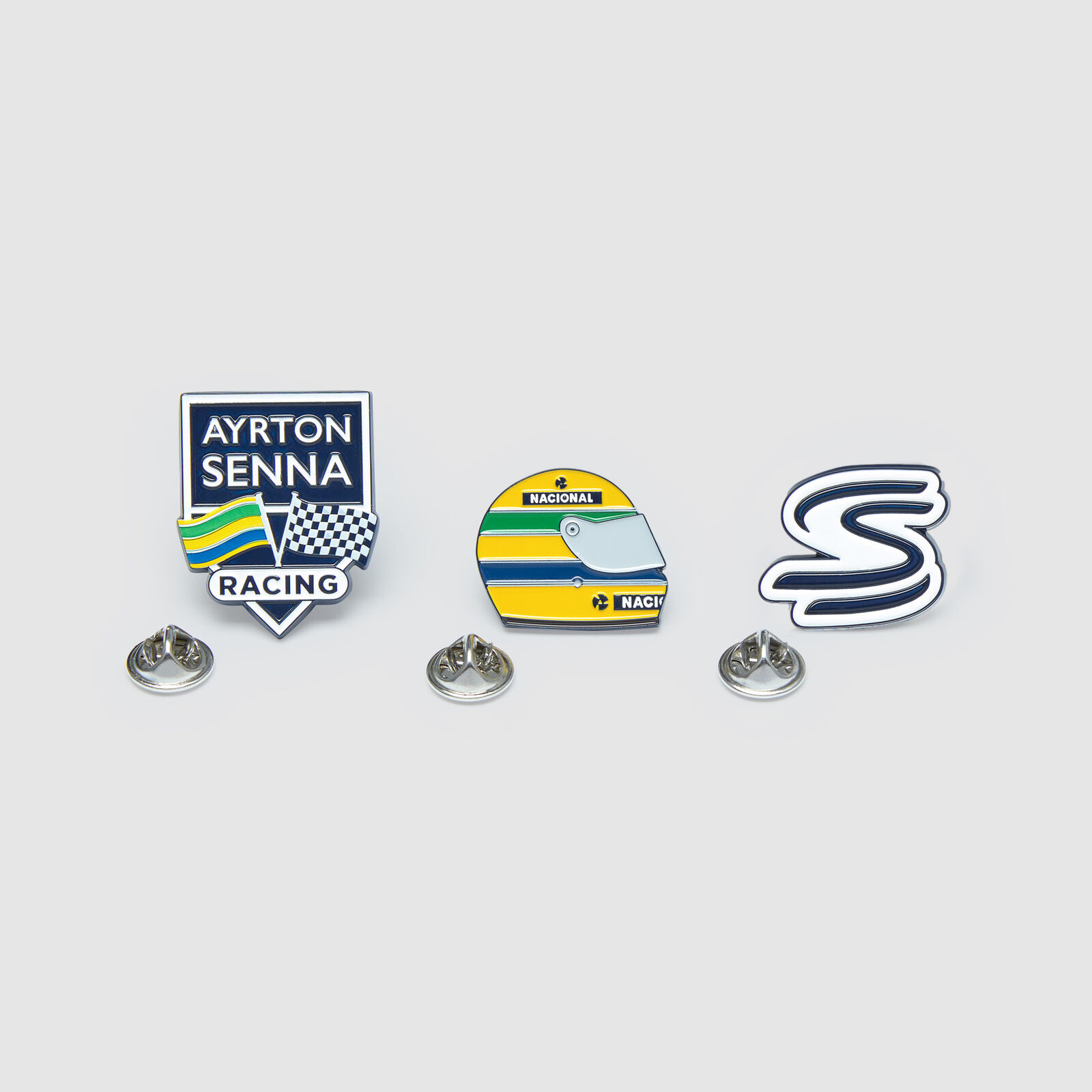 Pin Badge Set - Ayrton Senna | Fuel For Fans