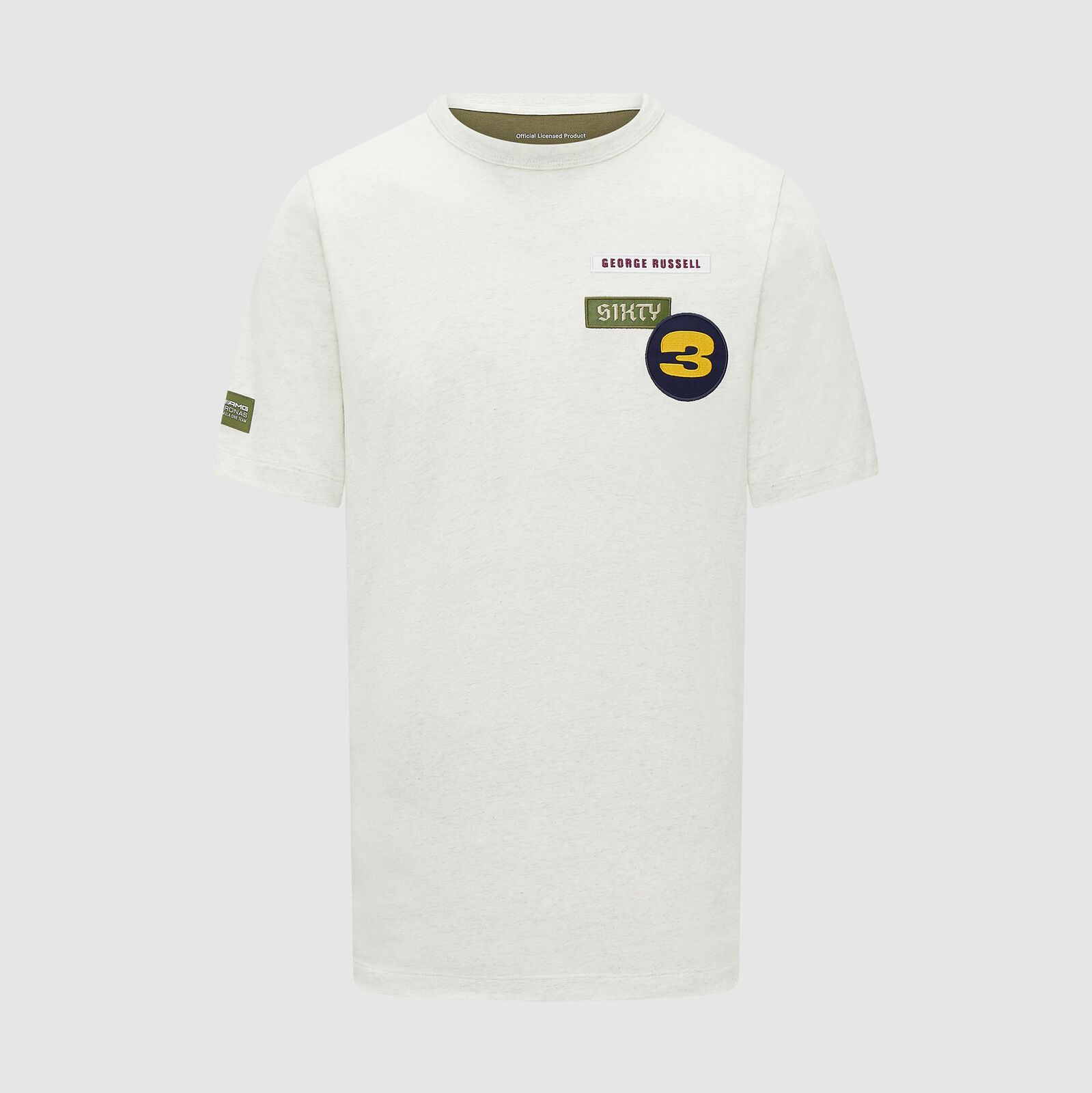 George Russell 'Vintage' T-shirt - Mercedes-AMG F1 | Fuel For Fans