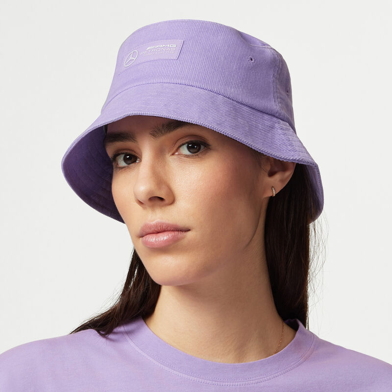 Retro Corduroy Bucket Hat - Mercedes-AMG F1 | Fuel For Fans