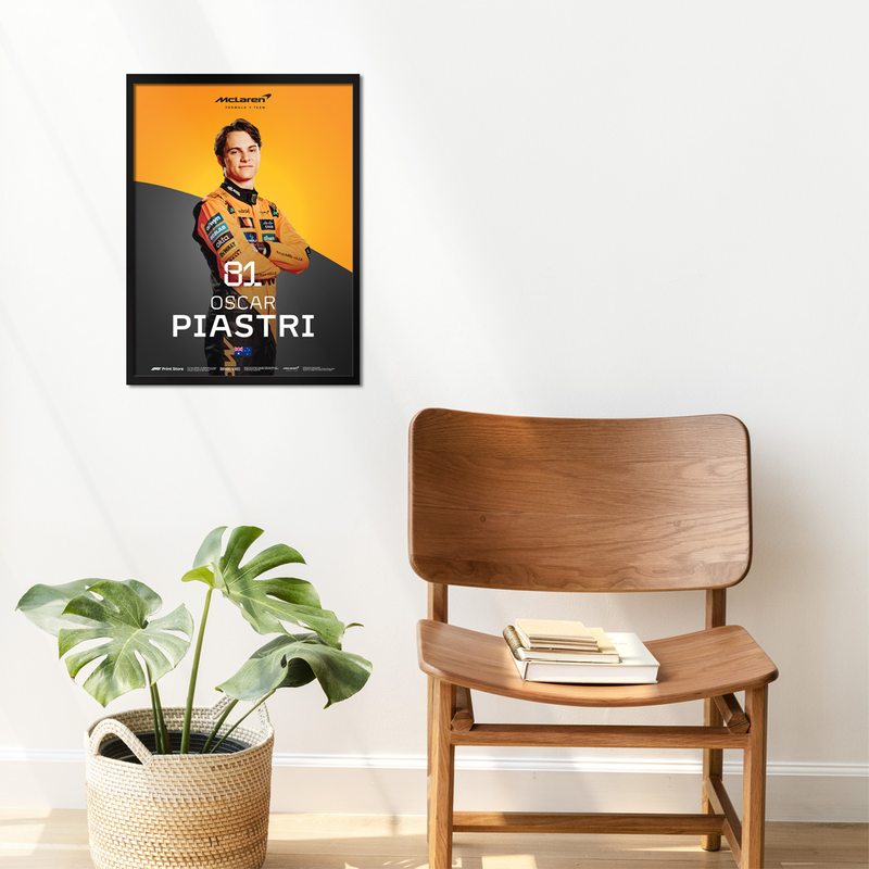 2025 Oscar Piastri Driver Poster - McLaren F1 | Fuel For Fans