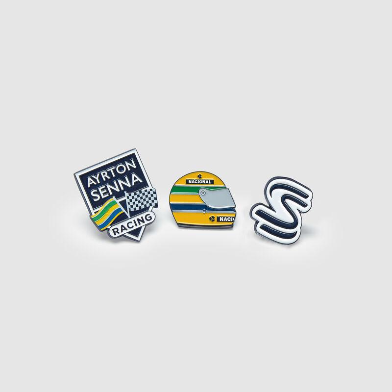 Set de badges à épingles - Ayrton Senna | Fuel For Fans