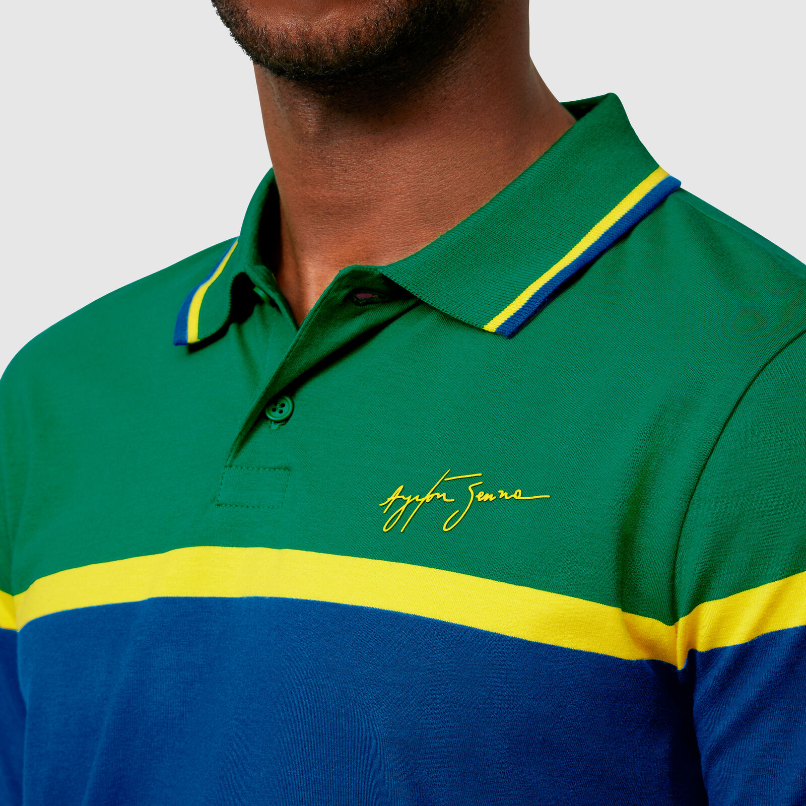 Polo a rayas - Ayrton Senna | Fuel For Fans