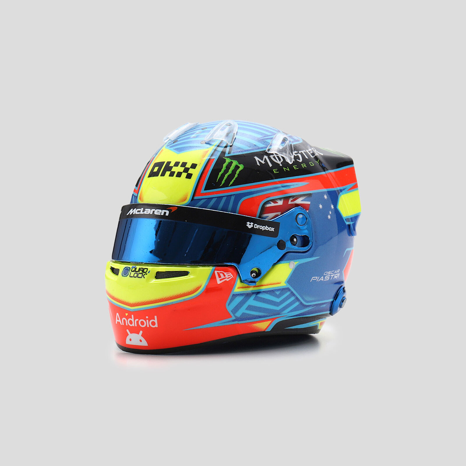 Casque miniature Oscar Piastri 2024 à l'échelle 1:5 - McLaren F1 | Fuel ...