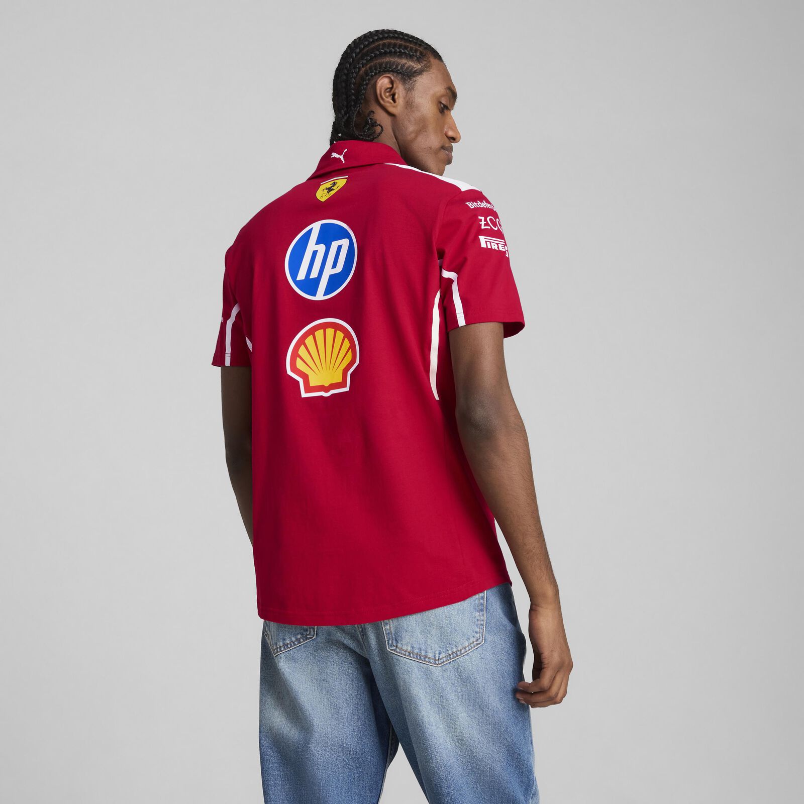 PUMA Team-Poloshirt 2025 - Scuderia Ferrari F1 | Fuel For Fans