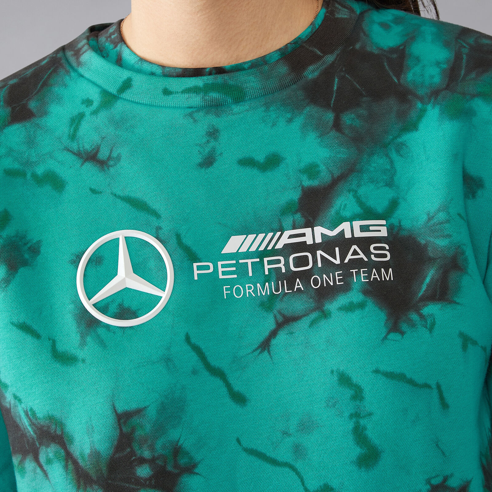 Women's Tie Dye Sweater - Mercedes-AMG F1 | Fuel For Fans