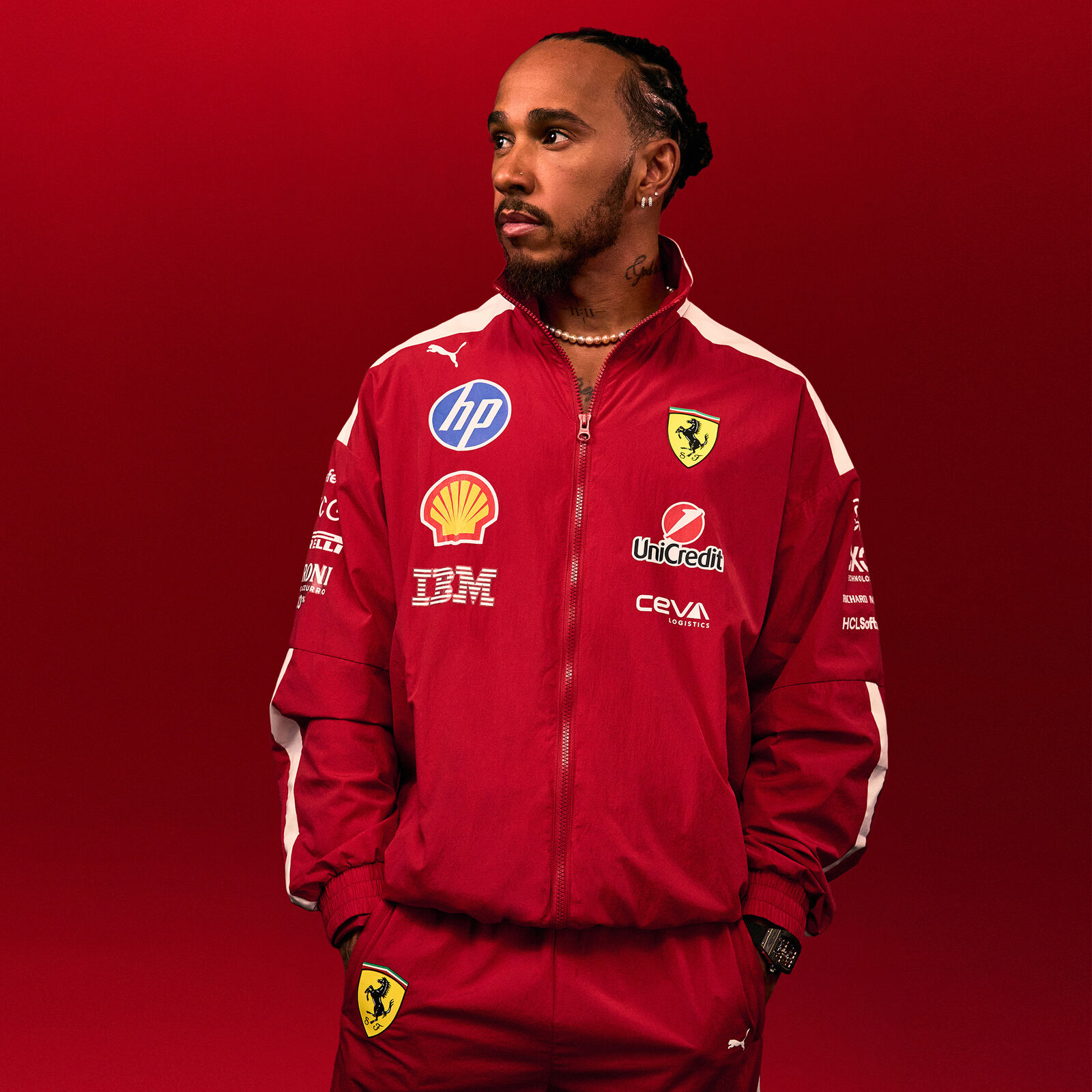 PUMA 2025 Driver's T7 Oversized Jacket - Scuderia Ferrari F1 | Fuel For ...