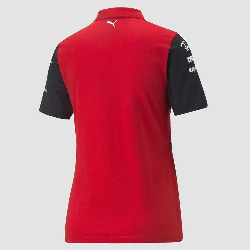 Women's 2022 Team Polo - Scuderia Ferrari | Fuel For Fans