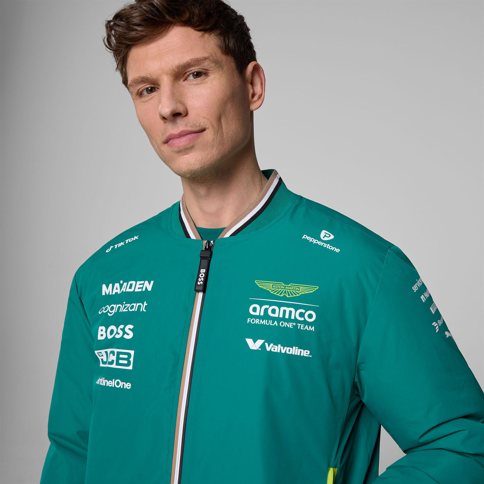 2025 Team Bomber Jacket - Aston Martin F1 Team | Fuel For Fans