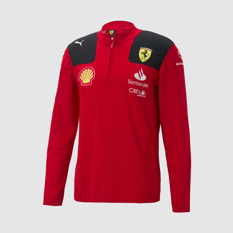 2023 Team Half Zip Sweat - Scuderia Ferrari F1 | Fuel For Fans