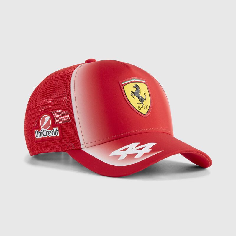 PUMA 2026 Lewis Hamilton Trucker Cap - Scuderia Ferrari F1 | Fuel For Fans
