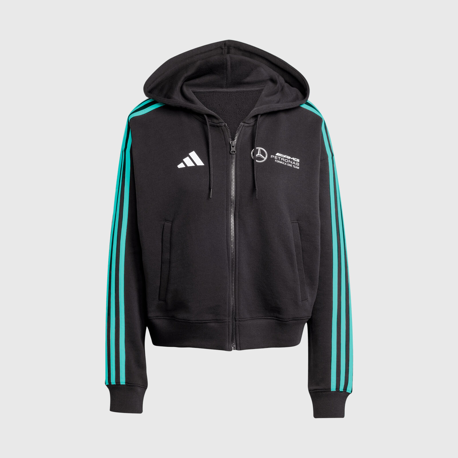 Women's adidas DNA Zip Hoodie - Mercedes-AMG F1 | Fuel For Fans