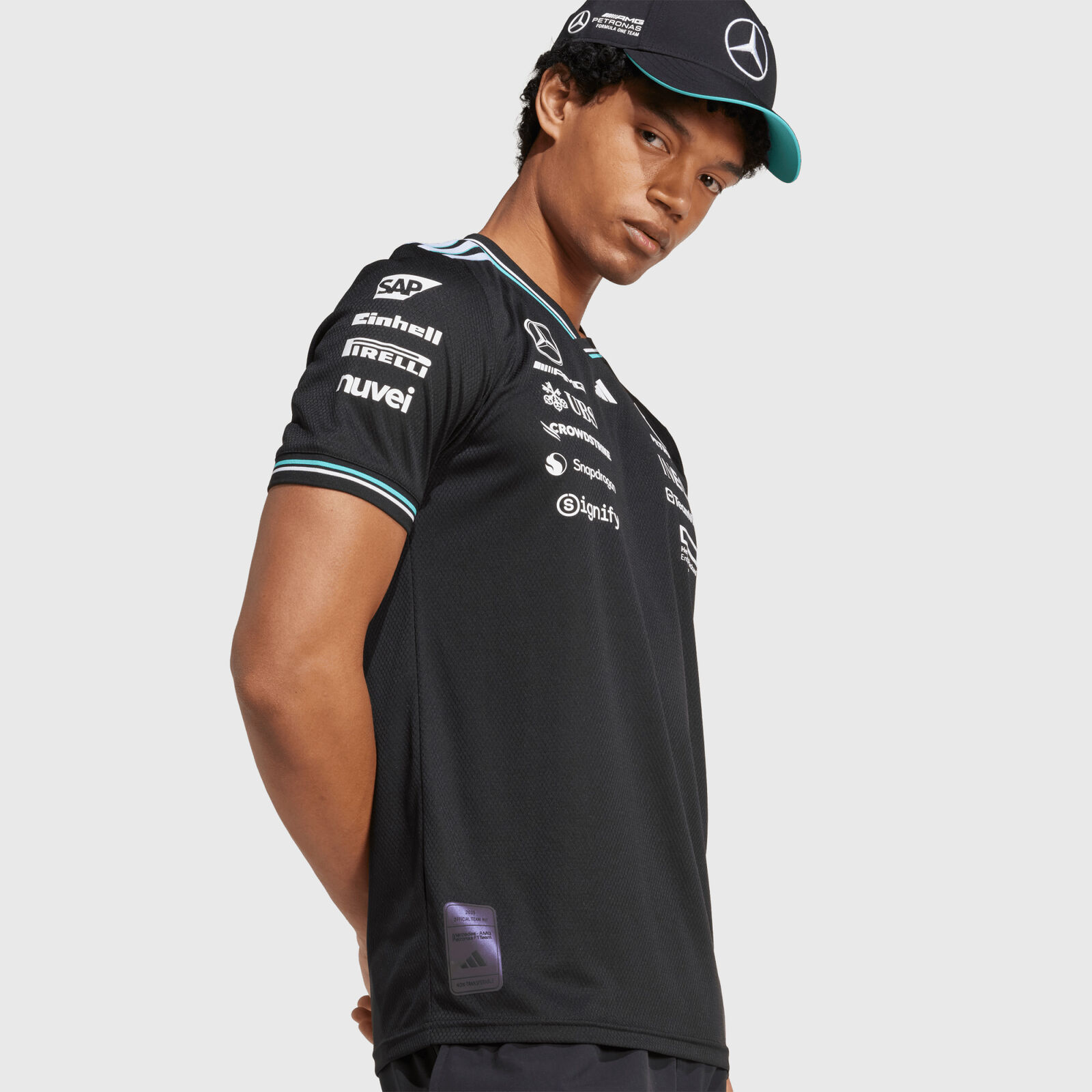 adidas 2025 Authentic Driver T-shirt - Mercedes-AMG F1 | Fuel For Fans