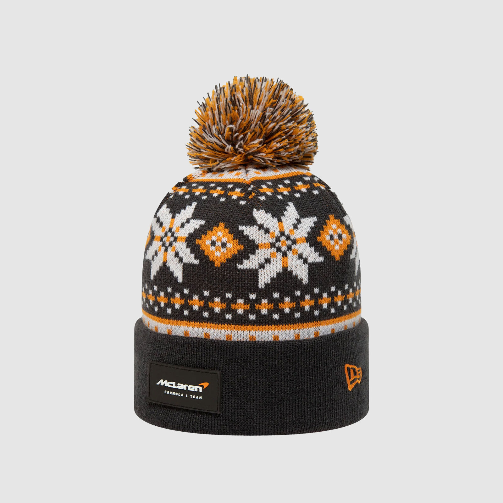 New Era Snowflake Bobble Beanie - McLaren F1 | Fuel For Fans