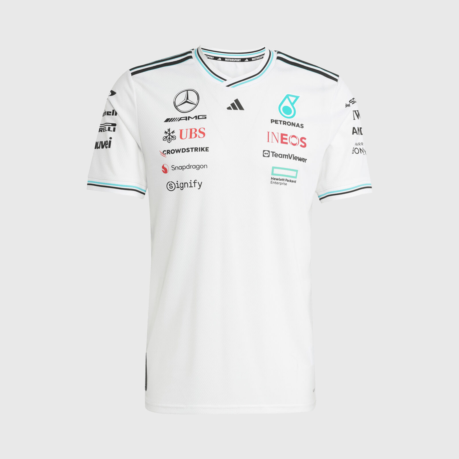 adidas 2025 Authentic Driver T-shirt - Mercedes-AMG F1 | Fuel For Fans