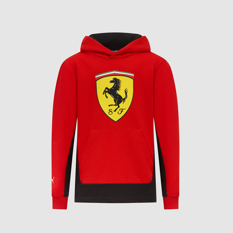 Kids Logo Hoodie - Scuderia Ferrari F1 | Fuel For Fans