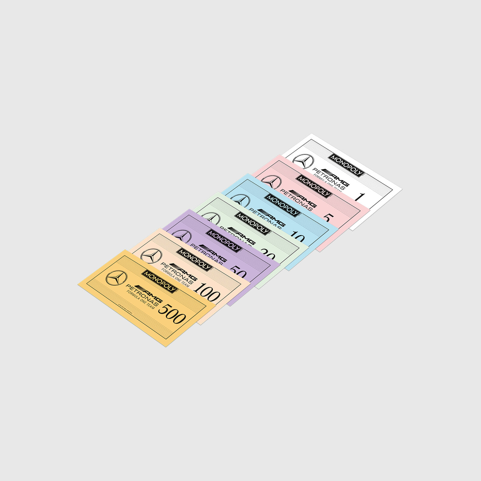 Silver Arrows Third Edition Monopoly Board Game - Mercedes-AMG Petronas ...