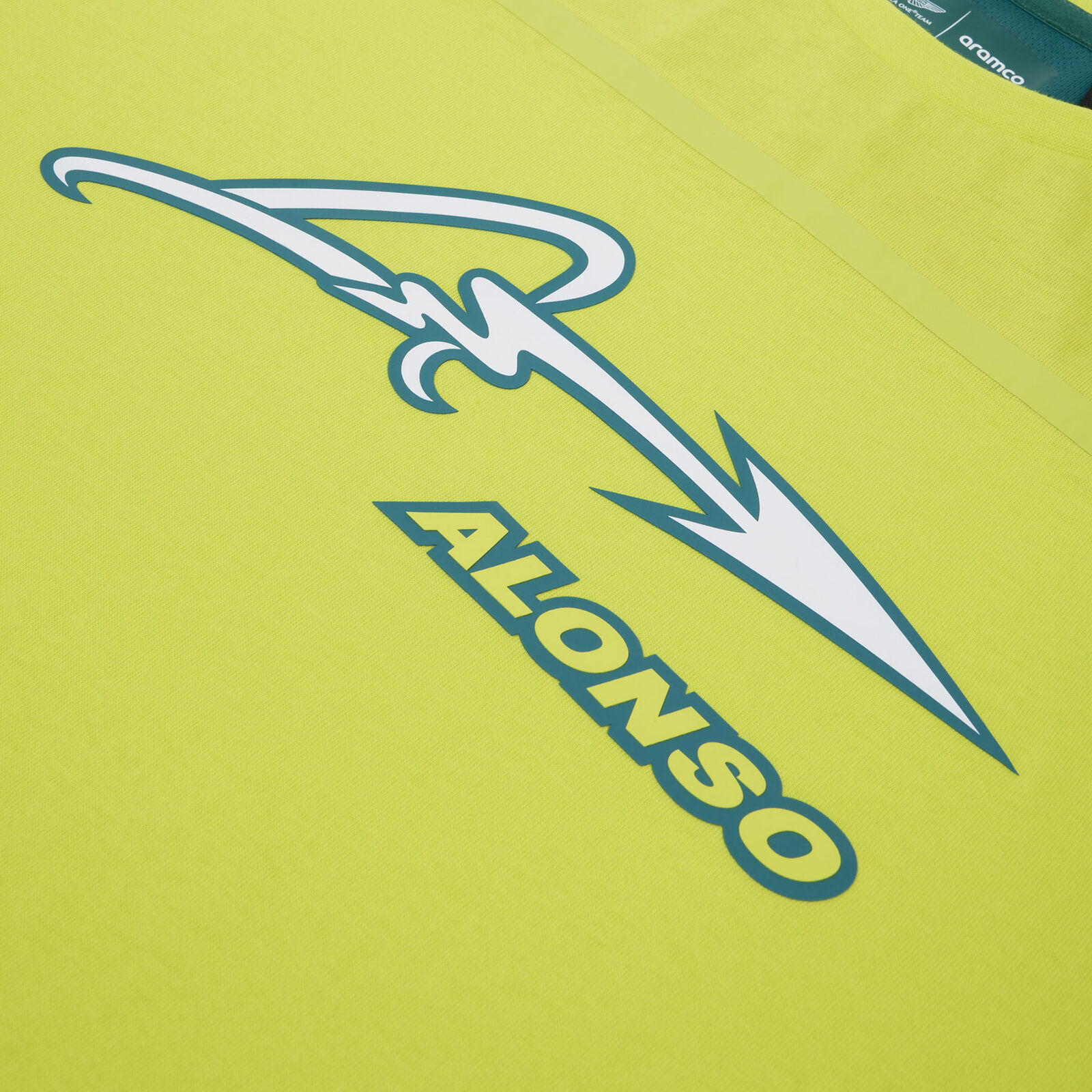 Kimoa Alonso Logo Tee - Aston Martin F1 Team | Fuel For Fans