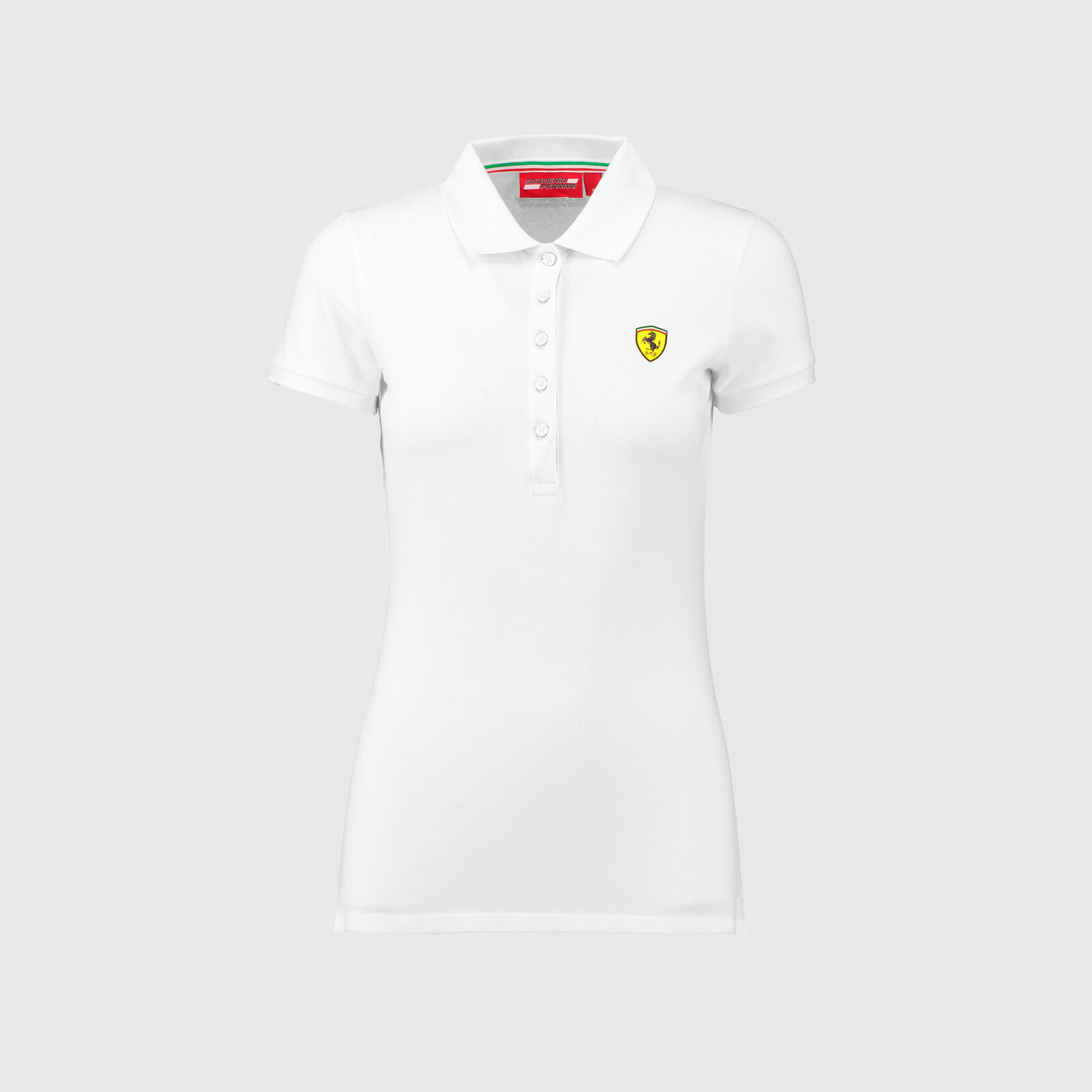Womens Classic Logo Polo - Scuderia Ferrari | Fuel For Fans