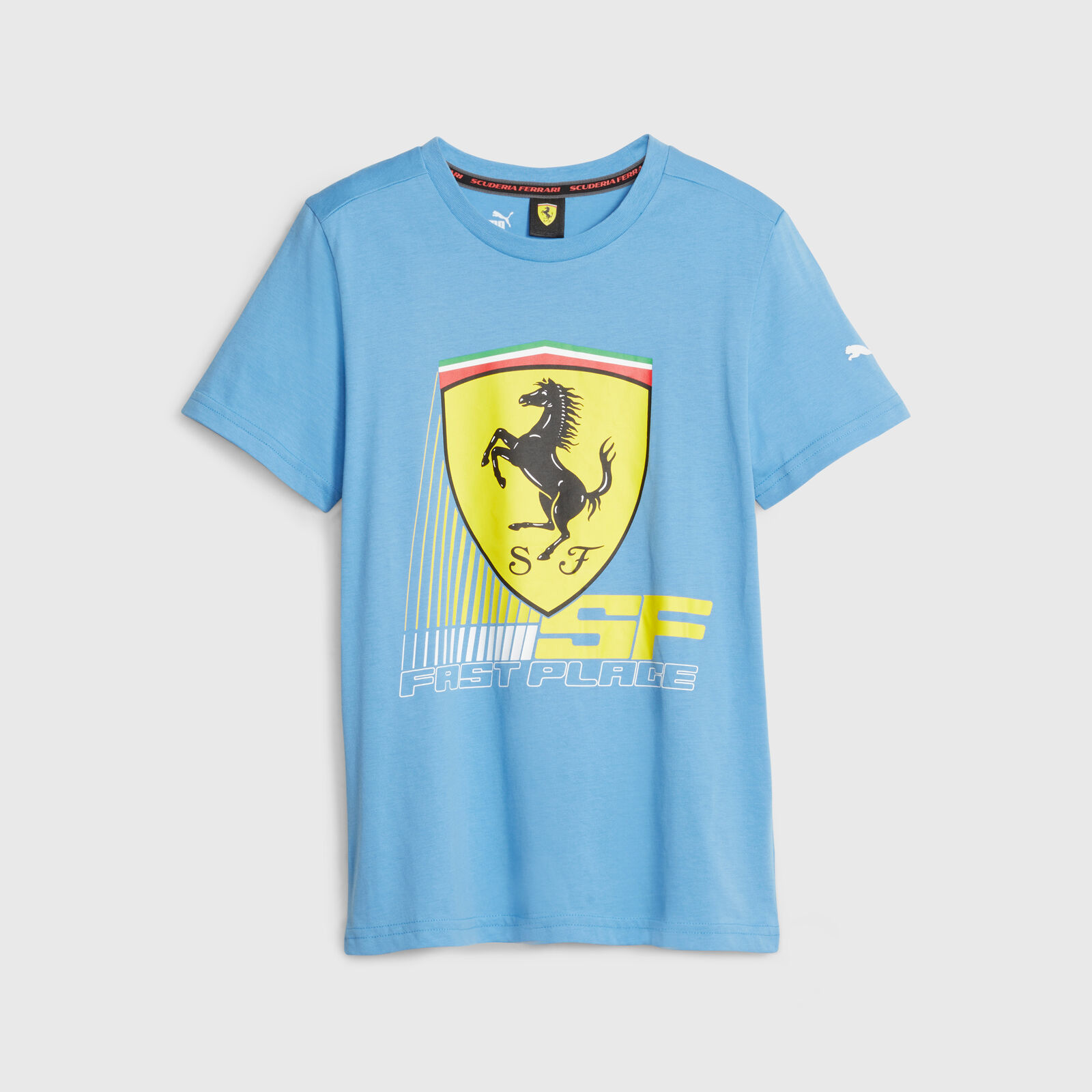 Kids PUMA Shield T-shirt - Scuderia Ferrari F1 | Fuel For Fans