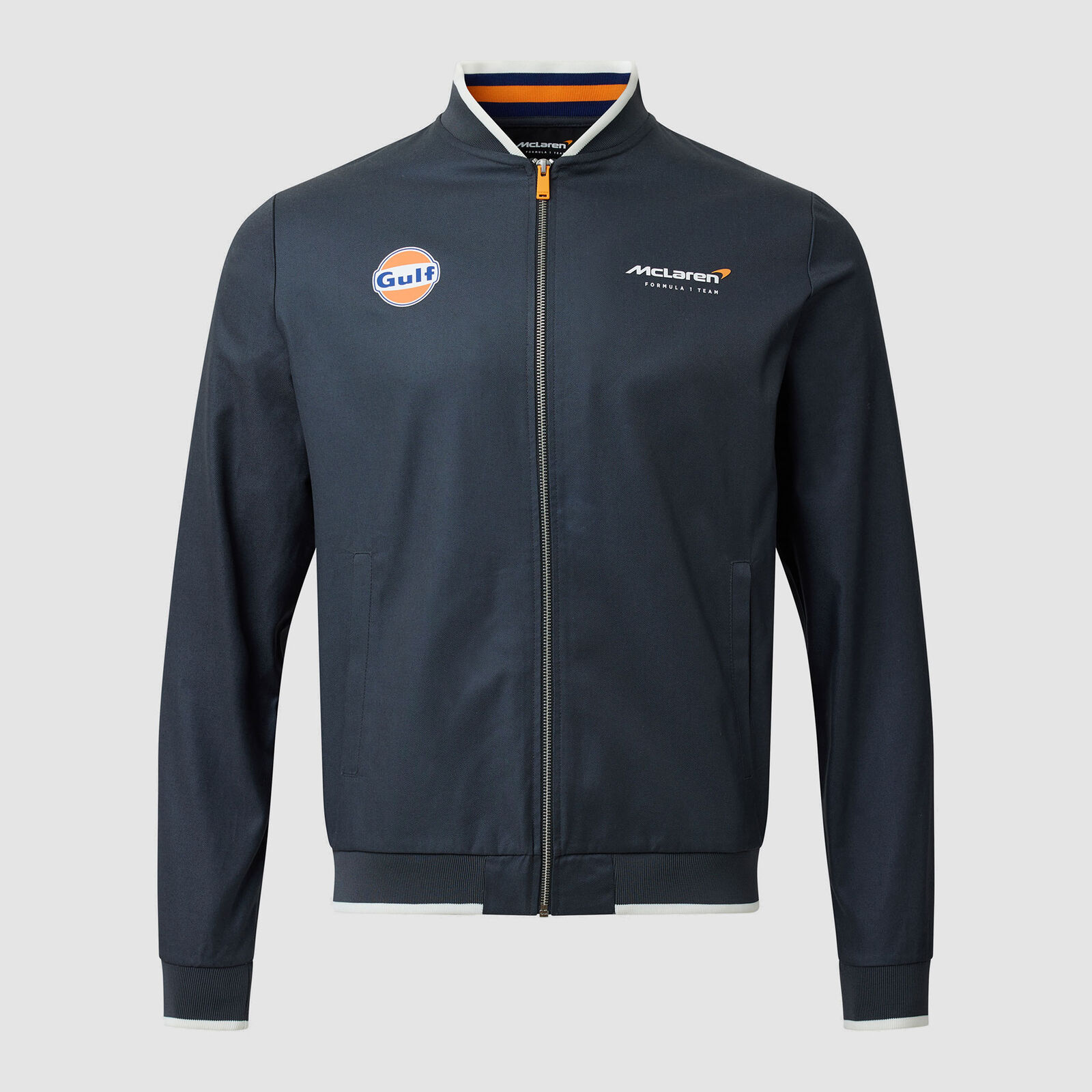 Gulf Bomber Jacket - McLaren F1 | Fuel For Fans