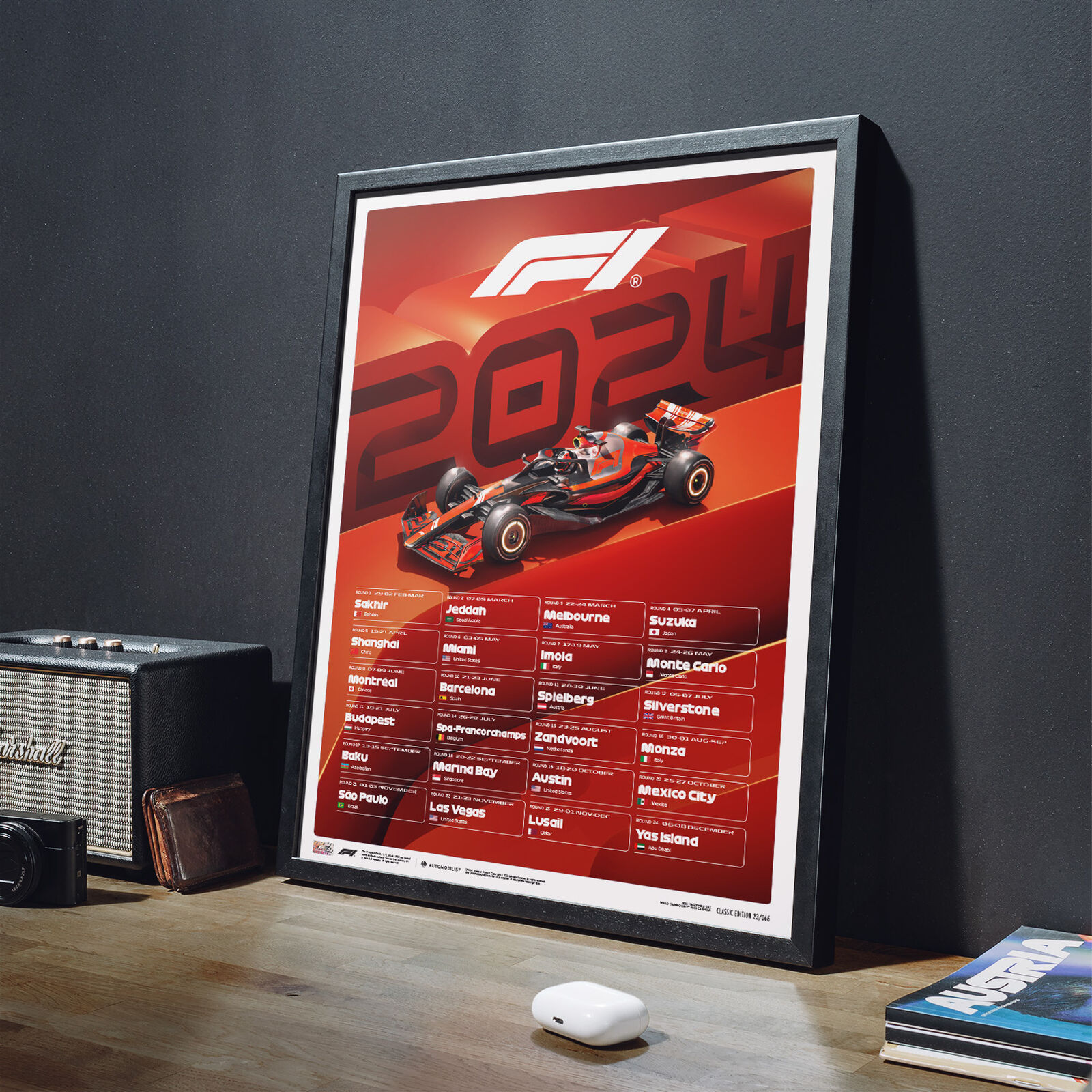 Race Calendar 2024 - Formula 1 | Fuel For Fans