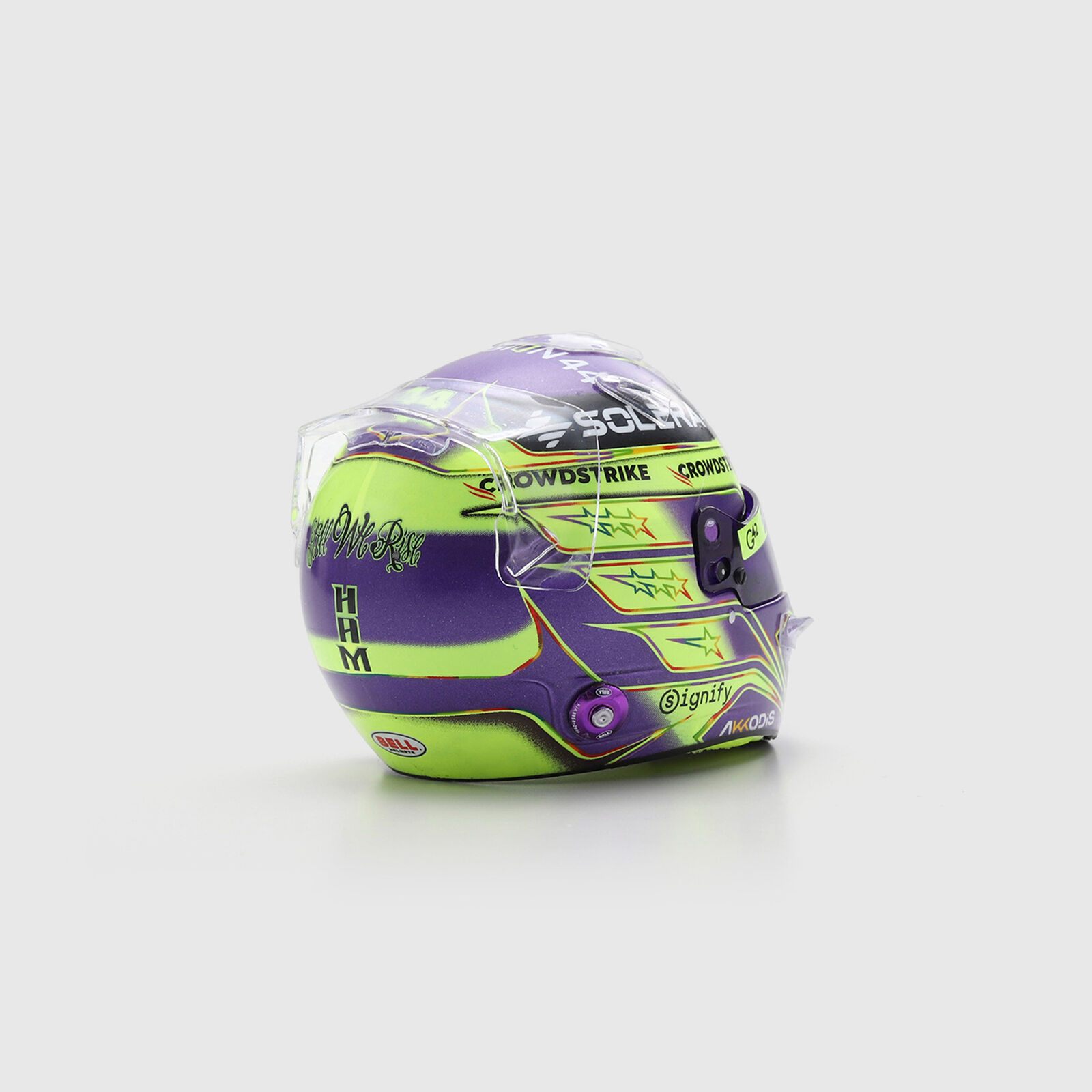 Helm von Lewis Hamilton 2024 im Maßstab 1:5 - Mercedes-AMG F1 | Fuel ...