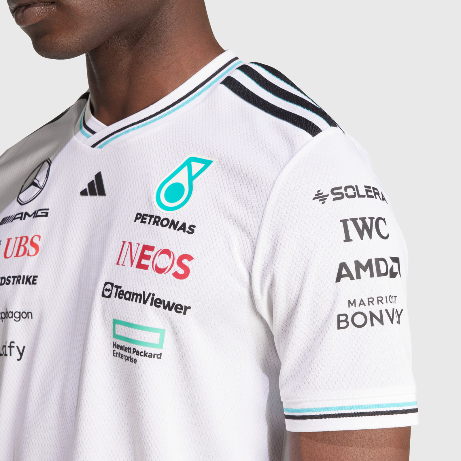 adidas T-shirt originale Pilota 2025 - Mercedes-AMG F1 | Fuel For Fans